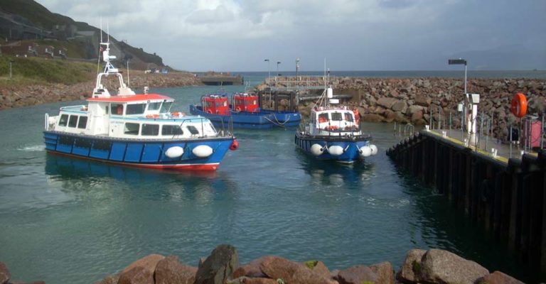 GLENSANDA QUARRY - SMALL BOAT HARBOUR - Wallace Stone