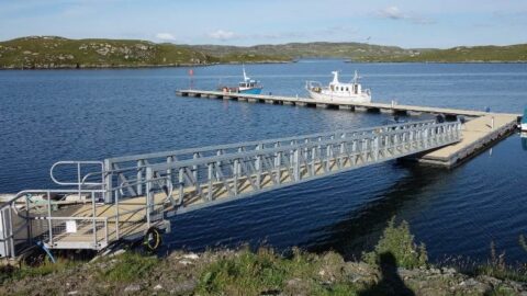 Kirkibost Pontoons - Wallace Stone