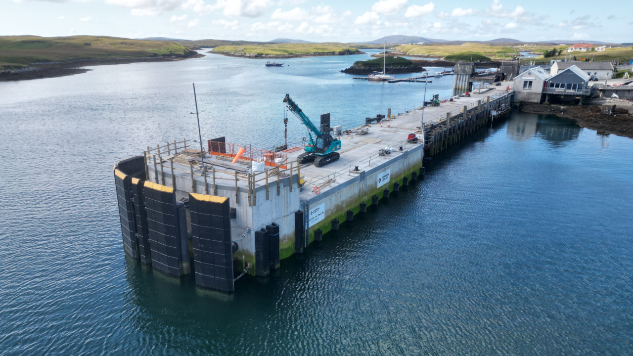 Lochmaddy Ferry Terminal Upgrade Works - Wallace Stone